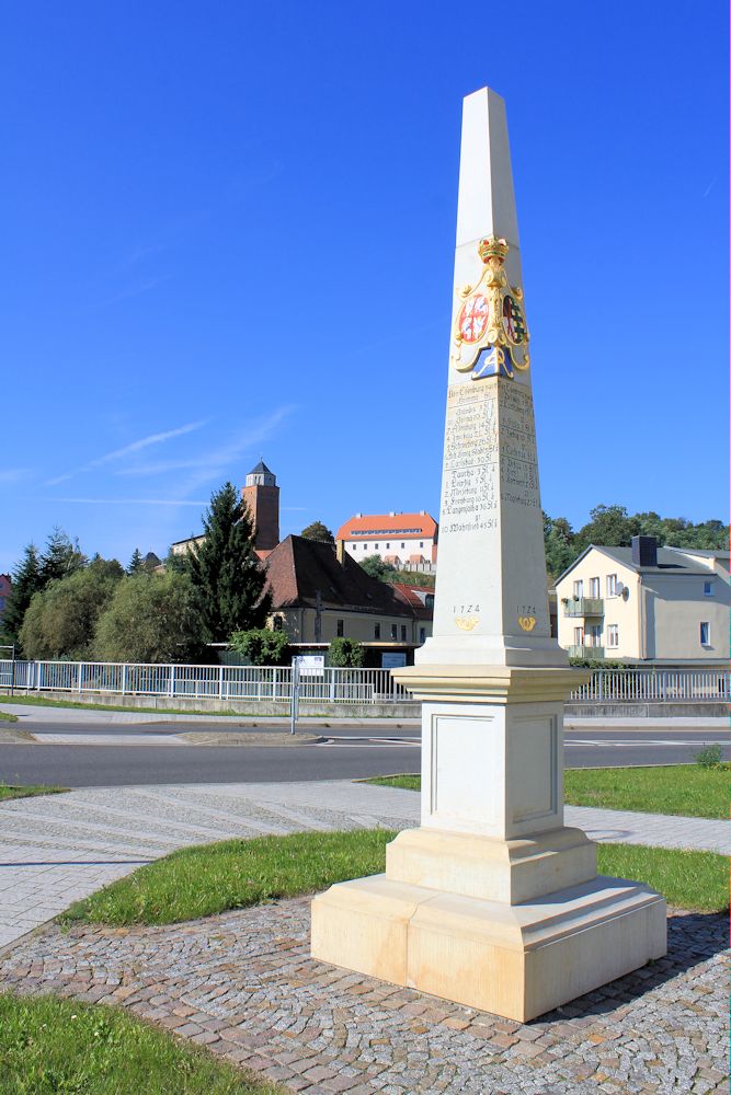 Postmeilensäule Eilenburg (bei Leipzig) › Brunnen & Denkmäler ...