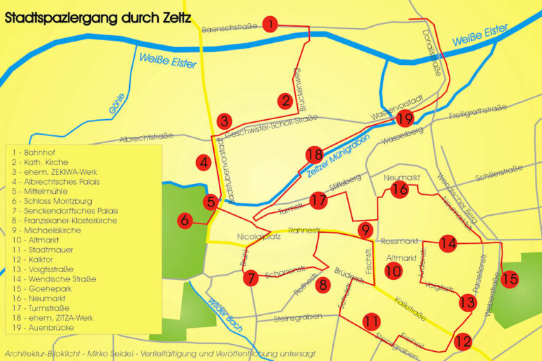 Stadtspaziergang durch Zeitz – Dom- und Residenzstadt › Burgenlandkreis ...